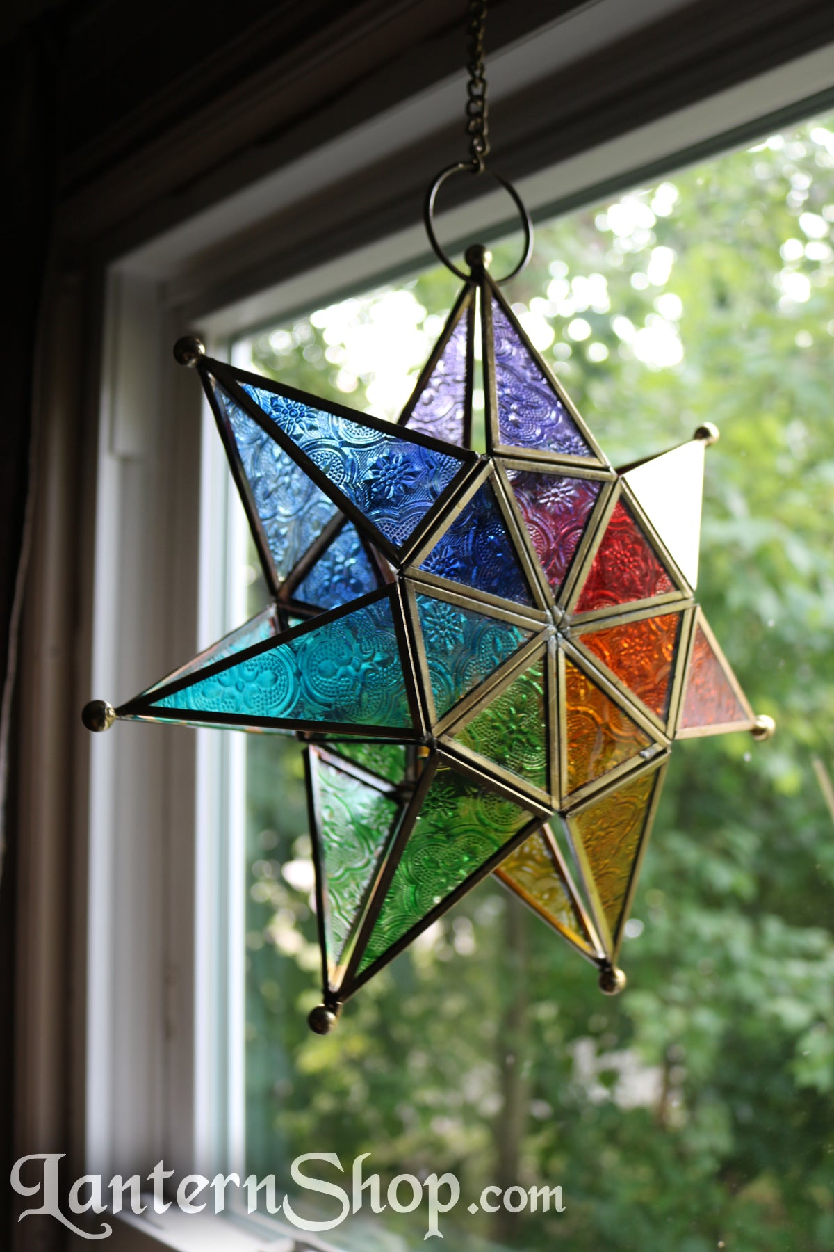 7-point rainbow star – LanternShop.com by Tamerlane Yurts